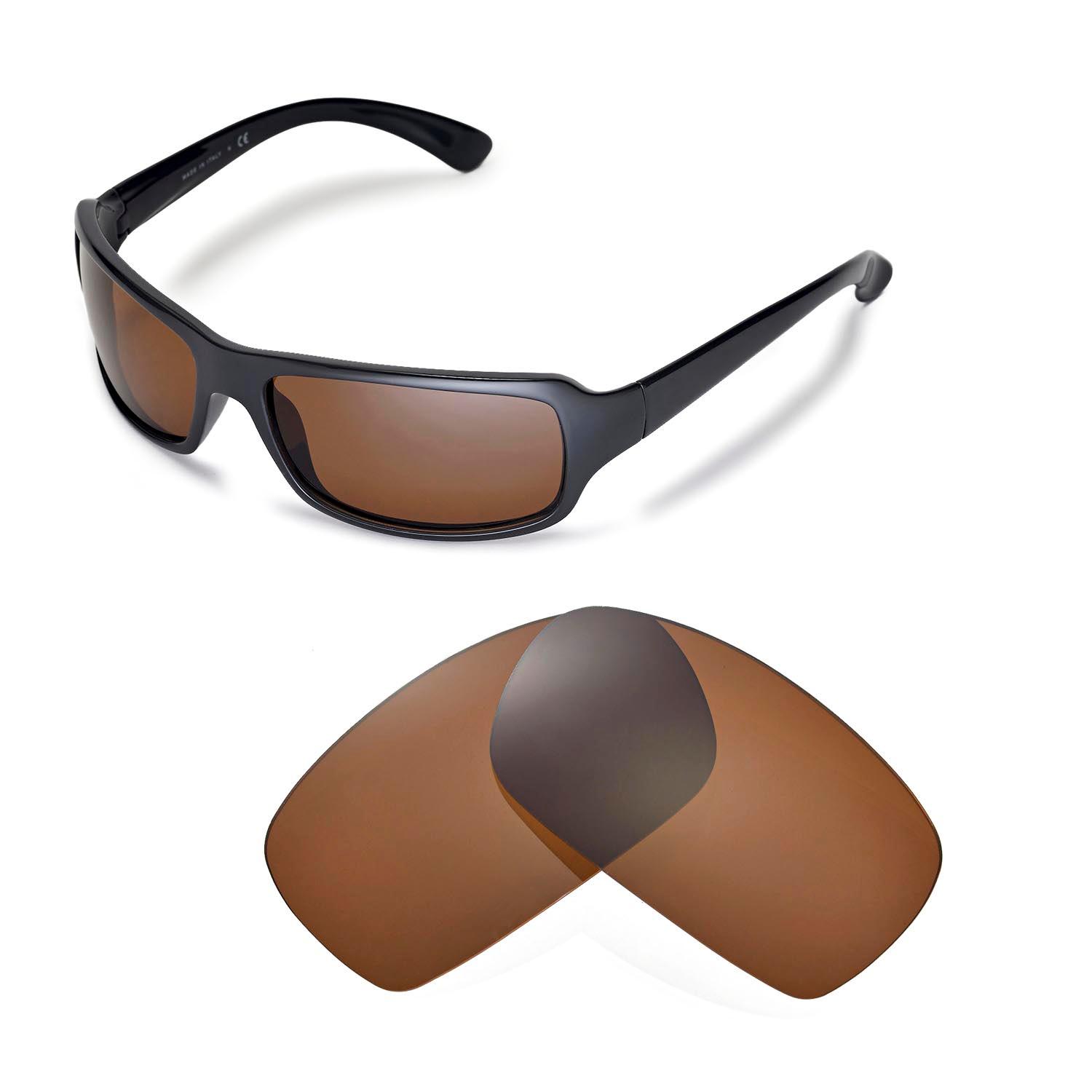 Walleva Replacement Lenses for Ray-Ban Rayban RB4075 61mm - Multi ...